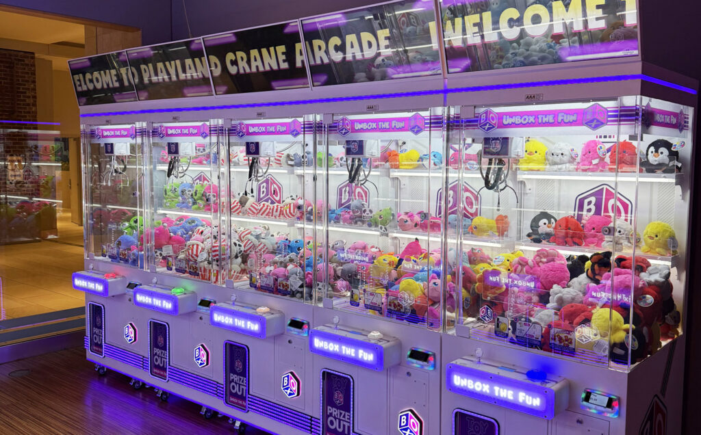 Rosedale Center’s Playland Arcade Adds Brand New Claw Cranes